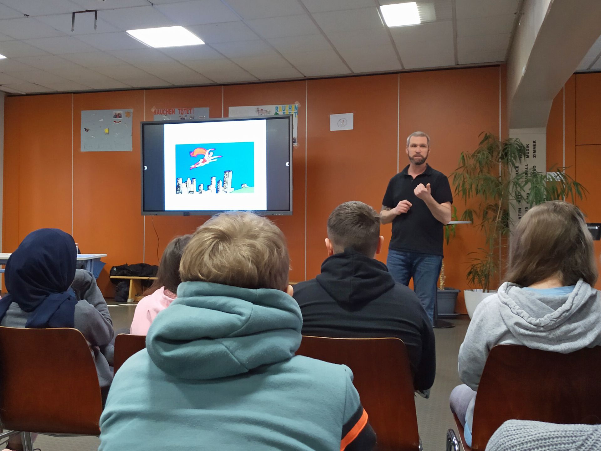 Autorenlesung mit Heiko Wolz – Mittelschule Miltenberg